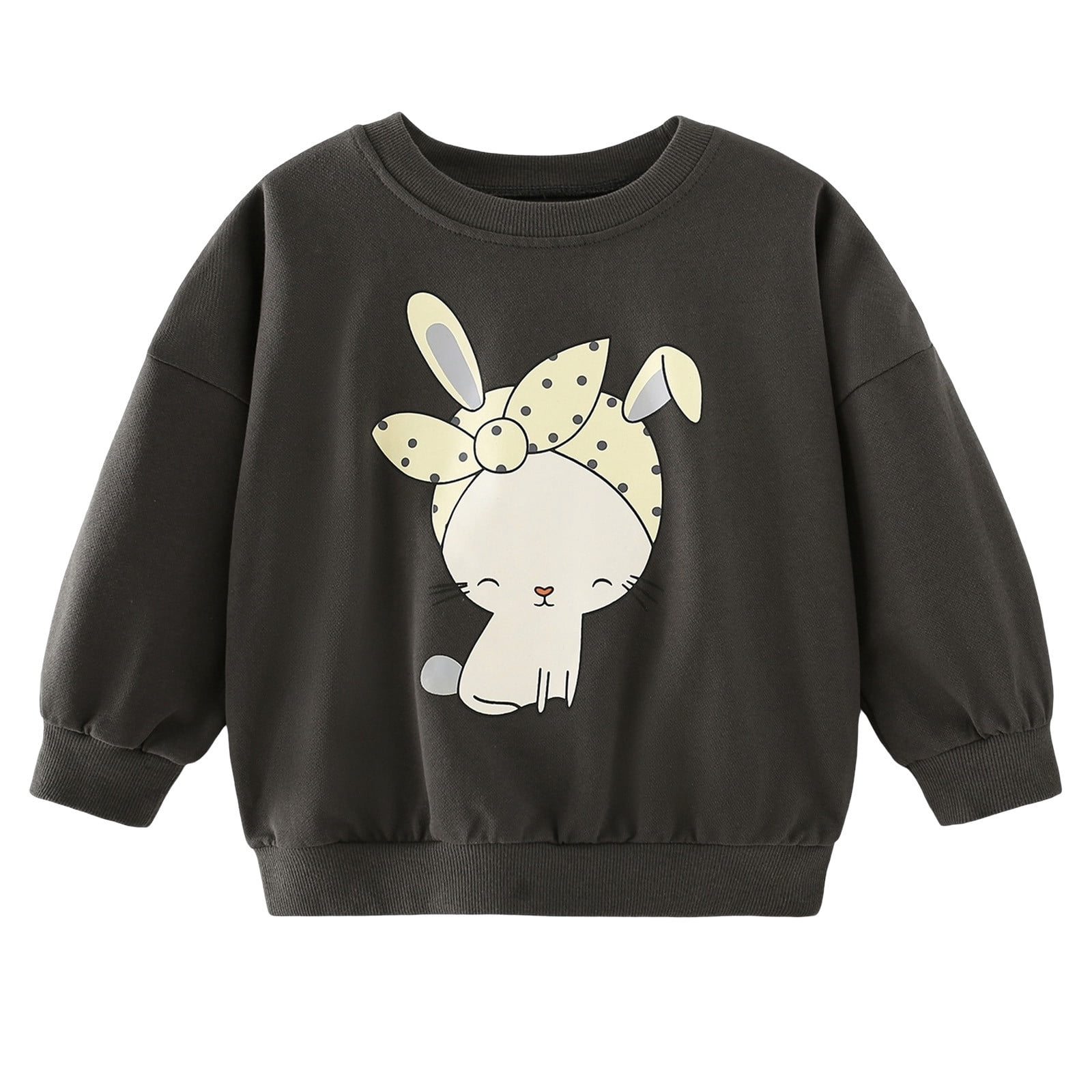 Odeerbi Toddler Boys Girls Crewneck Sweatshirts Cartoon Printed ...