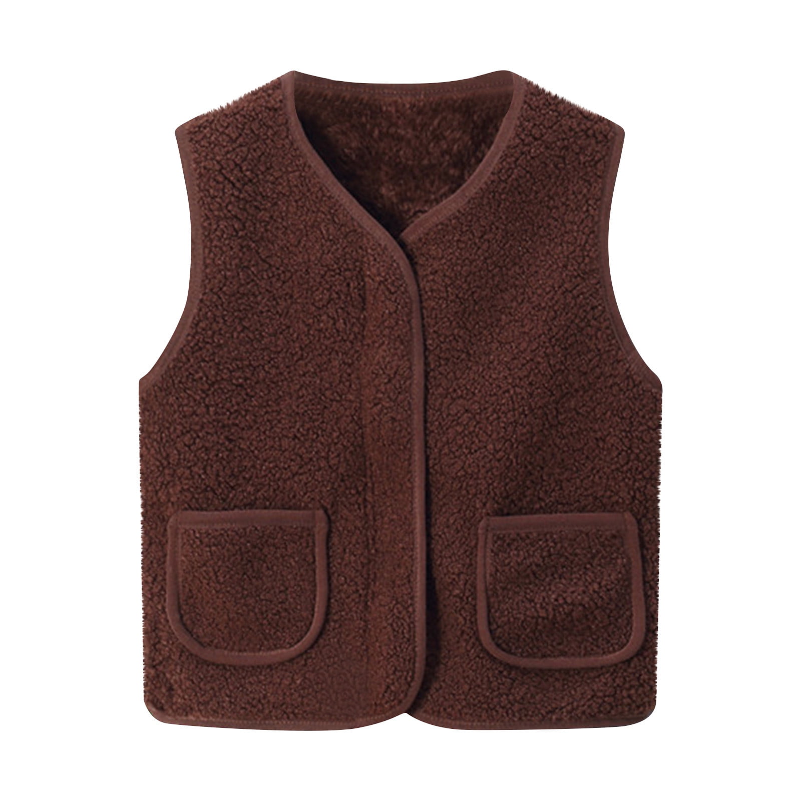 Odeerbi Toddler Boys Girls Fleece Vest Fall Winter Thermal Gilet Infant ...
