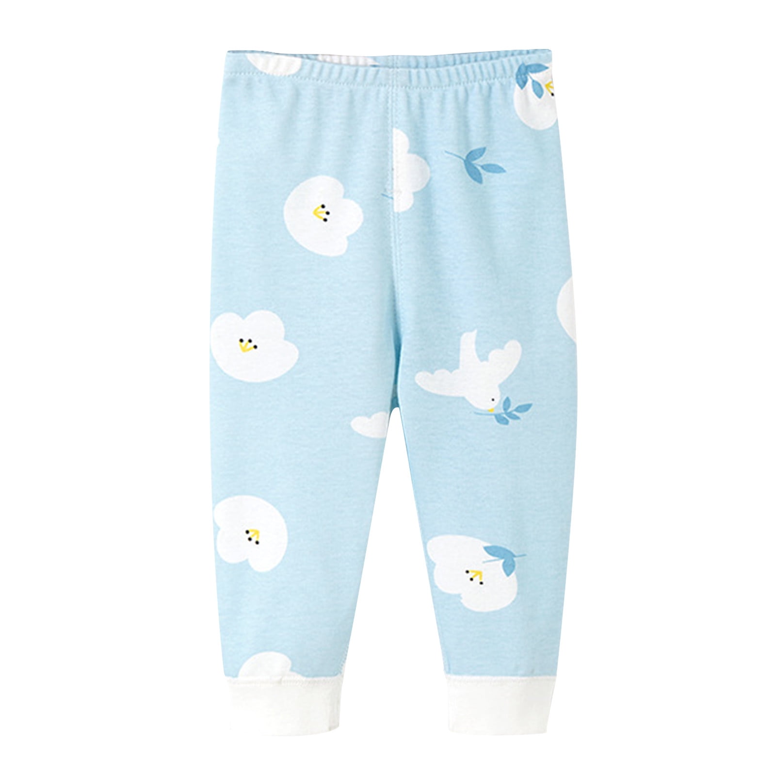 Odeerbi Toddler Boys Girls Pajama Pants Cartoon Print Cotton Thermal ...