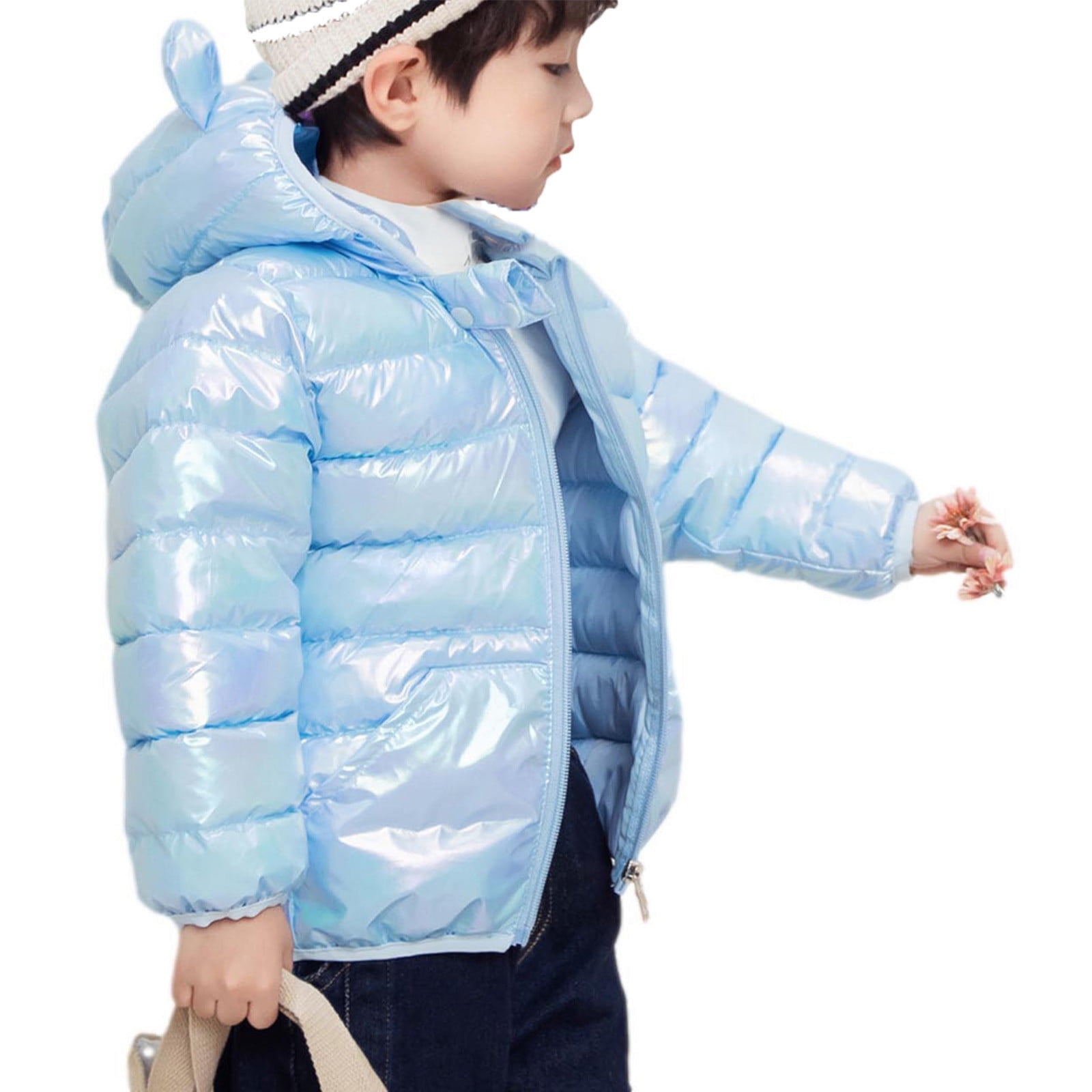 Odeerbi Toddler Boys Girls Winter Padded Coat Baby Kids Cute Down ...