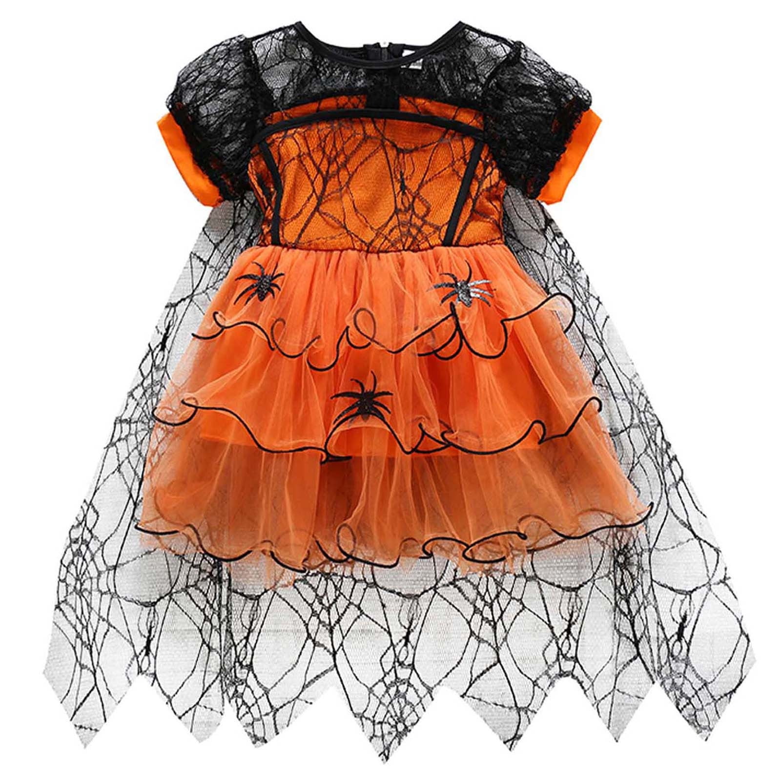 Odeerbi Toddler Girls Halloween Dresses Stage Performance Dress Outfits ...