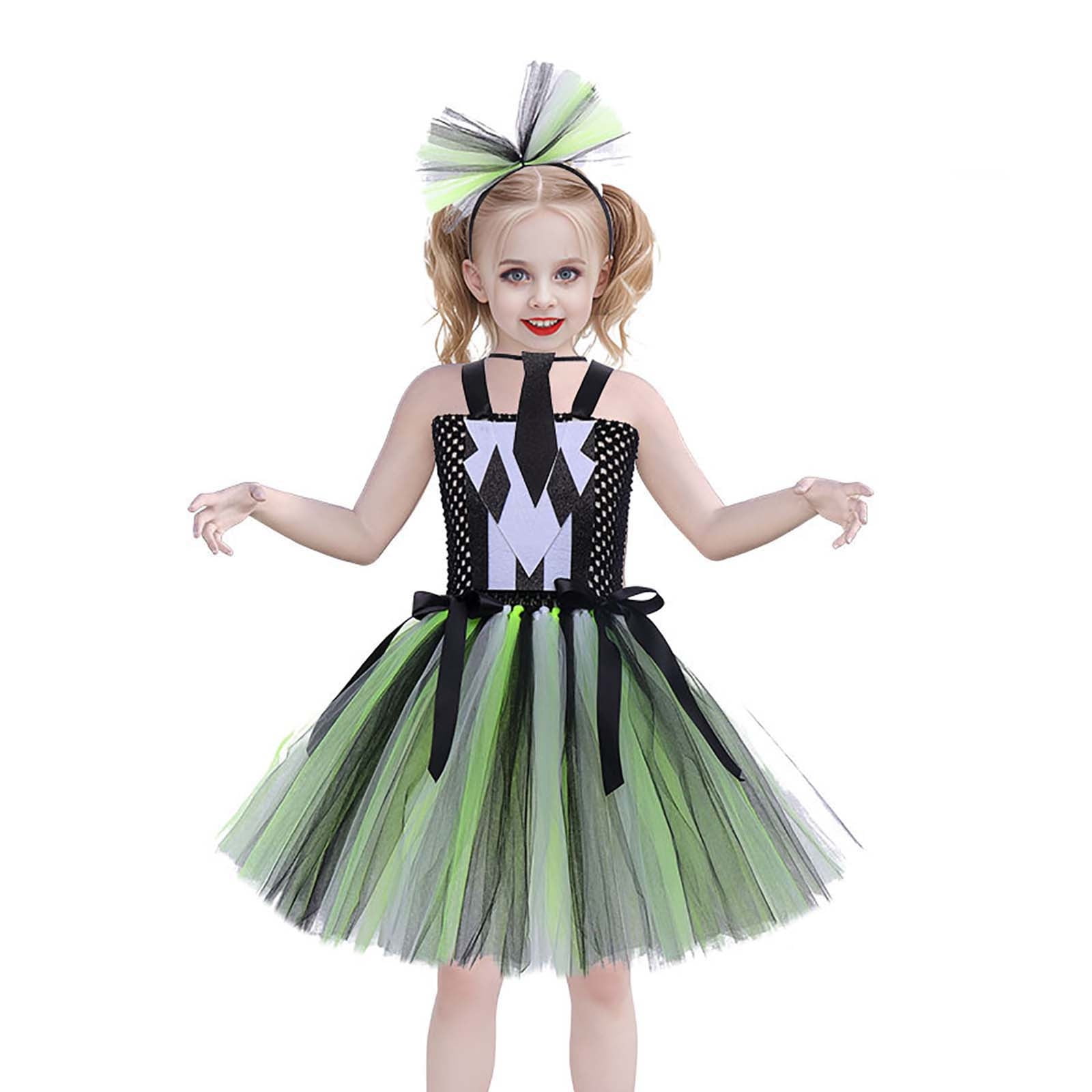 Odeerbi Toddler Girls Halloween Dresses Stage Performance Dress Outfits ...