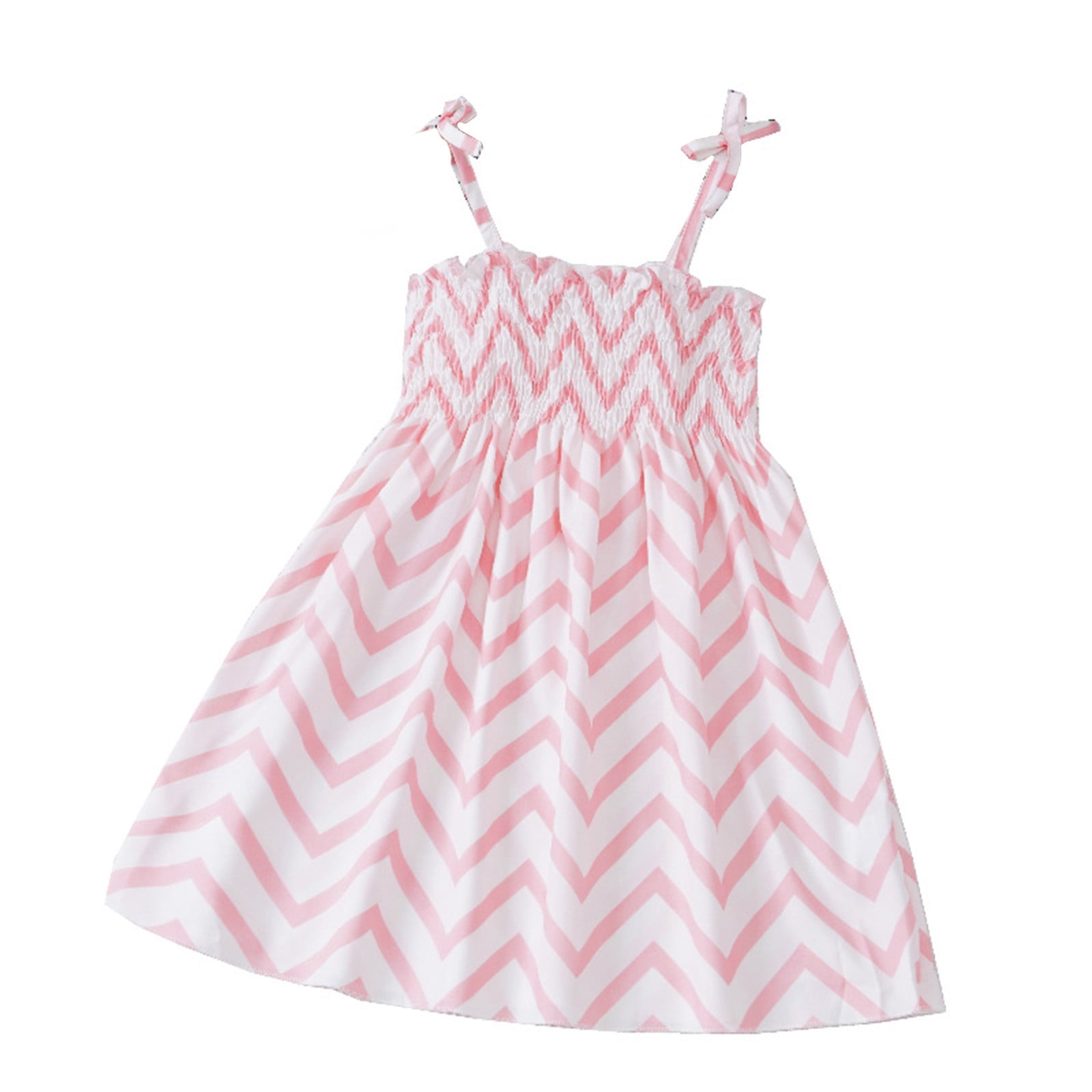 Odeerbi Toddler Girls Striped Slip Dress Summer Striped Dresses ...