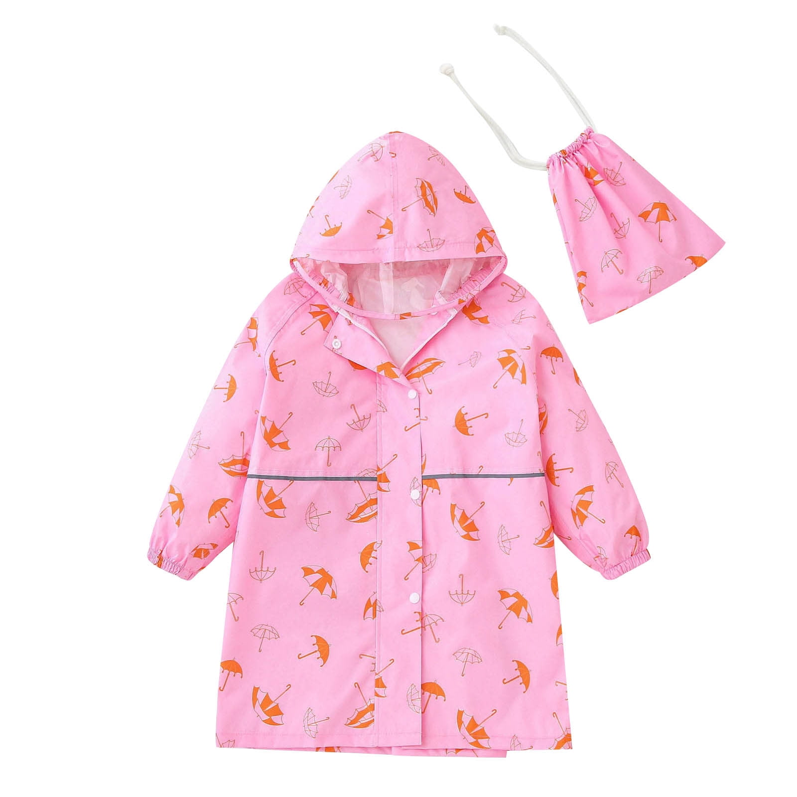 Odeerbi Toddler Kids Boys Girls Raincoats Waterproof Rain Jacket Hooded Cartoon Rain Poncho ...