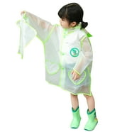 Odeerbi Kids Rain Coats Boys Girls Rain Jacket Toddler Waterproof Rain Poncho Cartoon Raincoat ...