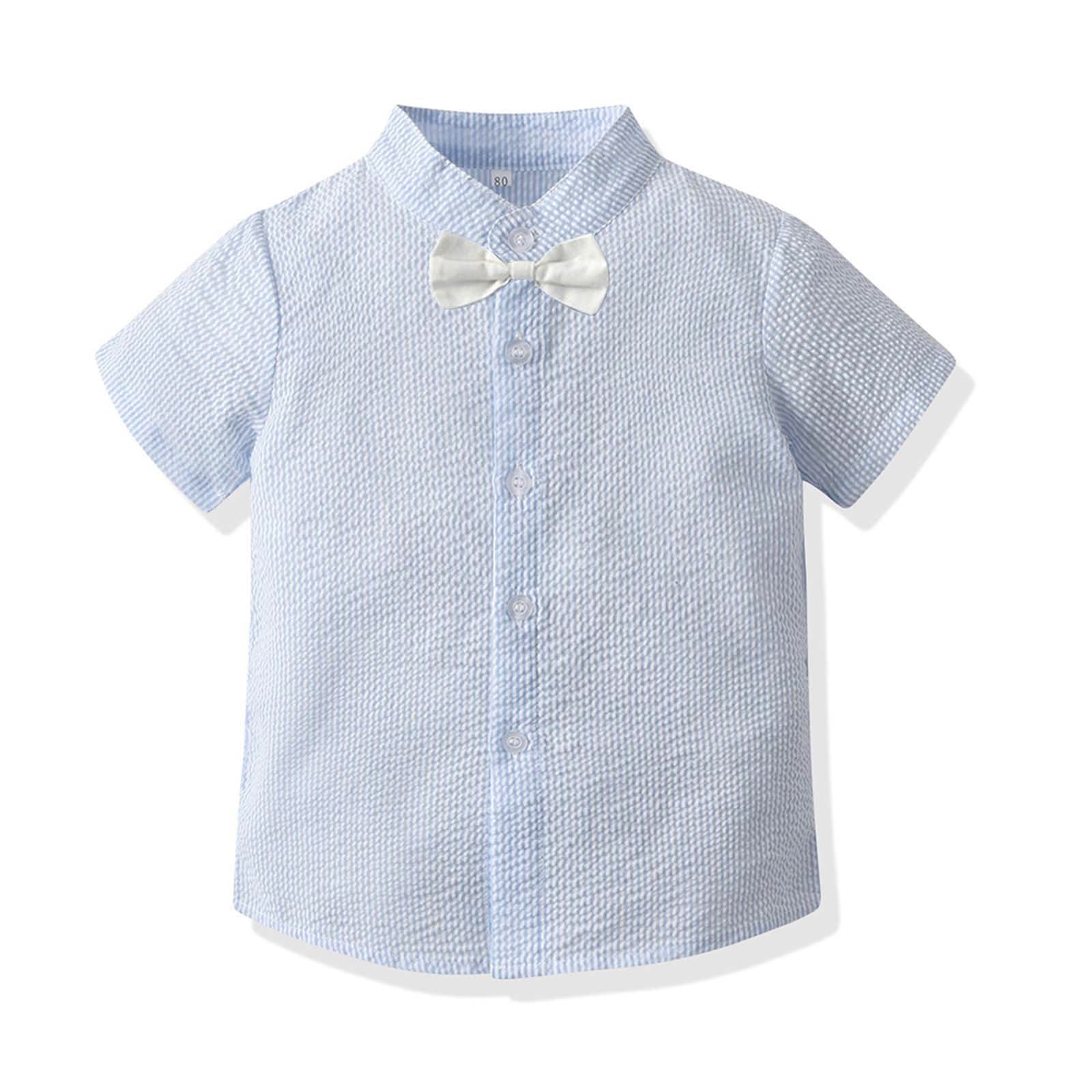 Odeerbi Toddler Two-piece Set Boys Formal Suit Gentleman School Uniform ...