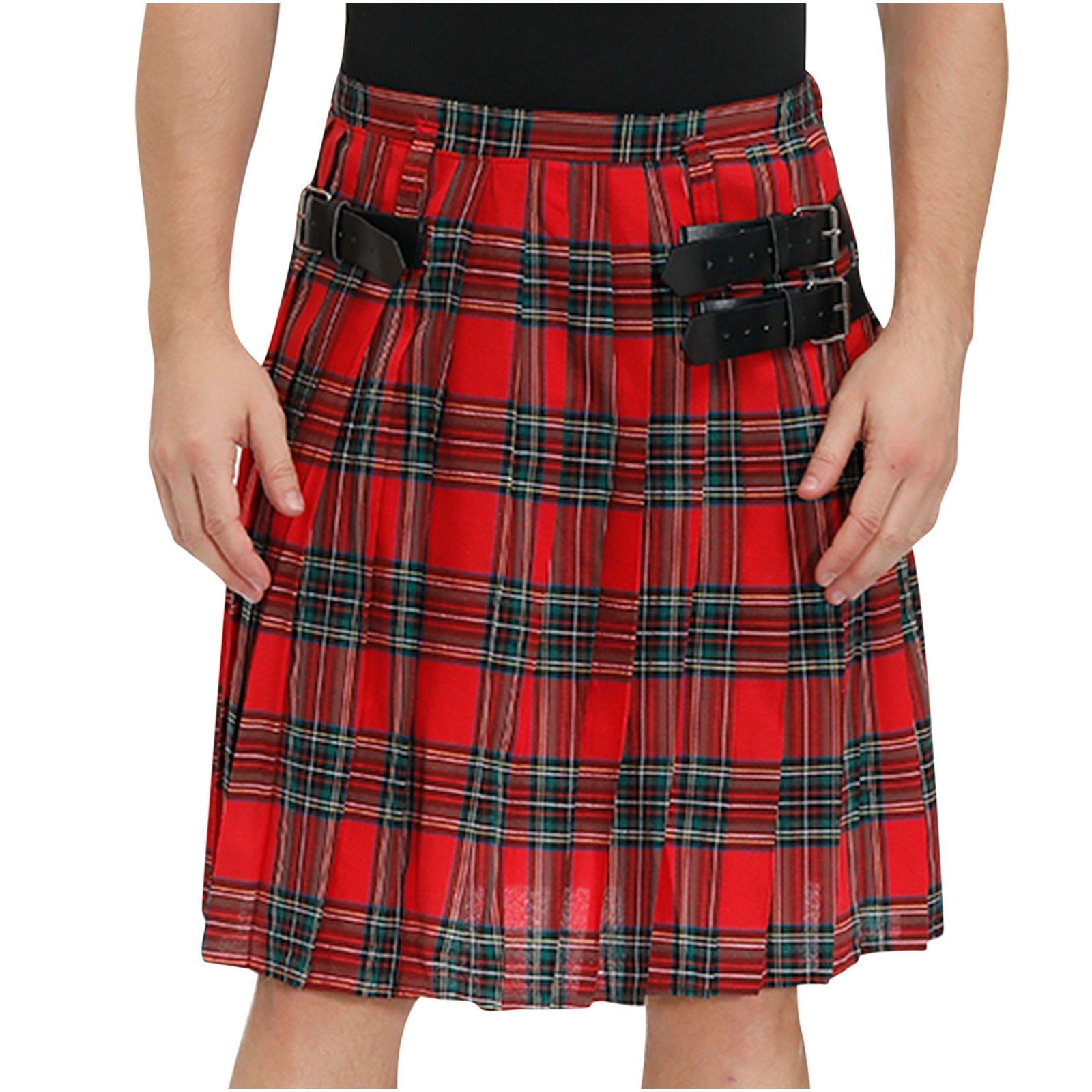 Odeerbi Traditional Dress Kilt for Men Tartan Kilt 2024 Casual Fashion ...