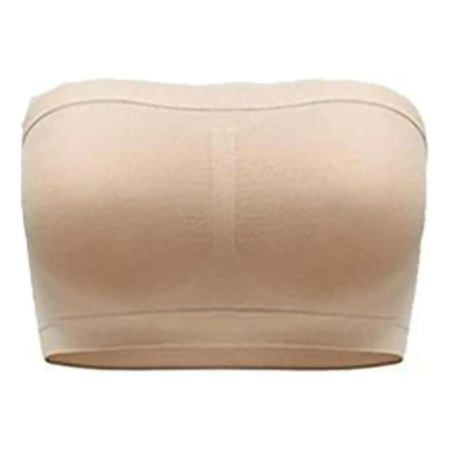 Odeerbi Tube Tops for Women 2024 Strapless Bras One-Piece Bra Everyday ...