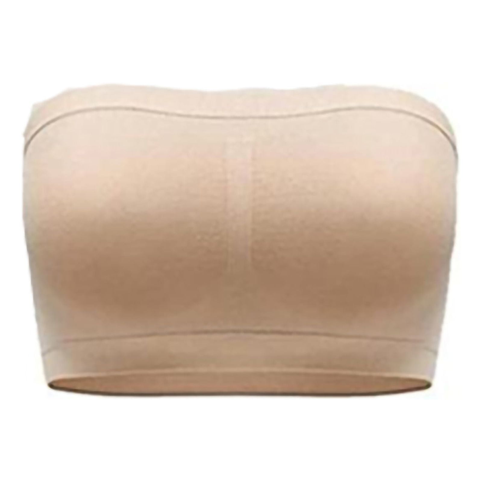 Odeerbi Tube Tops for Women 2025 Strapless Bras One-Piece Bra Everyday ...