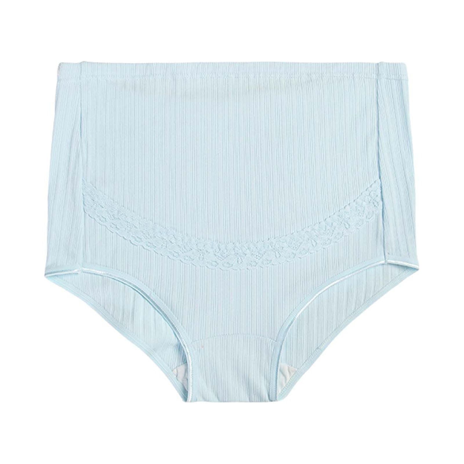 Odeerbi Women Pregnant Adjustable Rib Lace Panties High-waist Belly ...