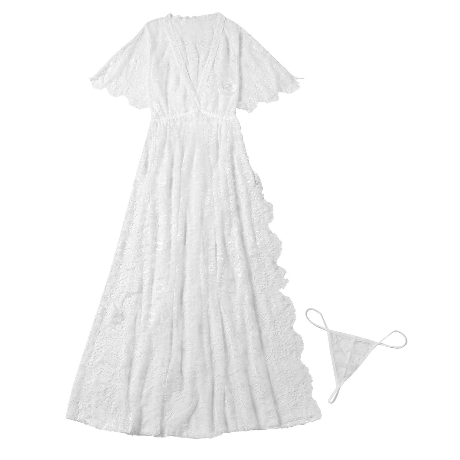 Odeerbi Women's Lingerie Dress Set 2025 Valentine's Day Ladies Strap ...