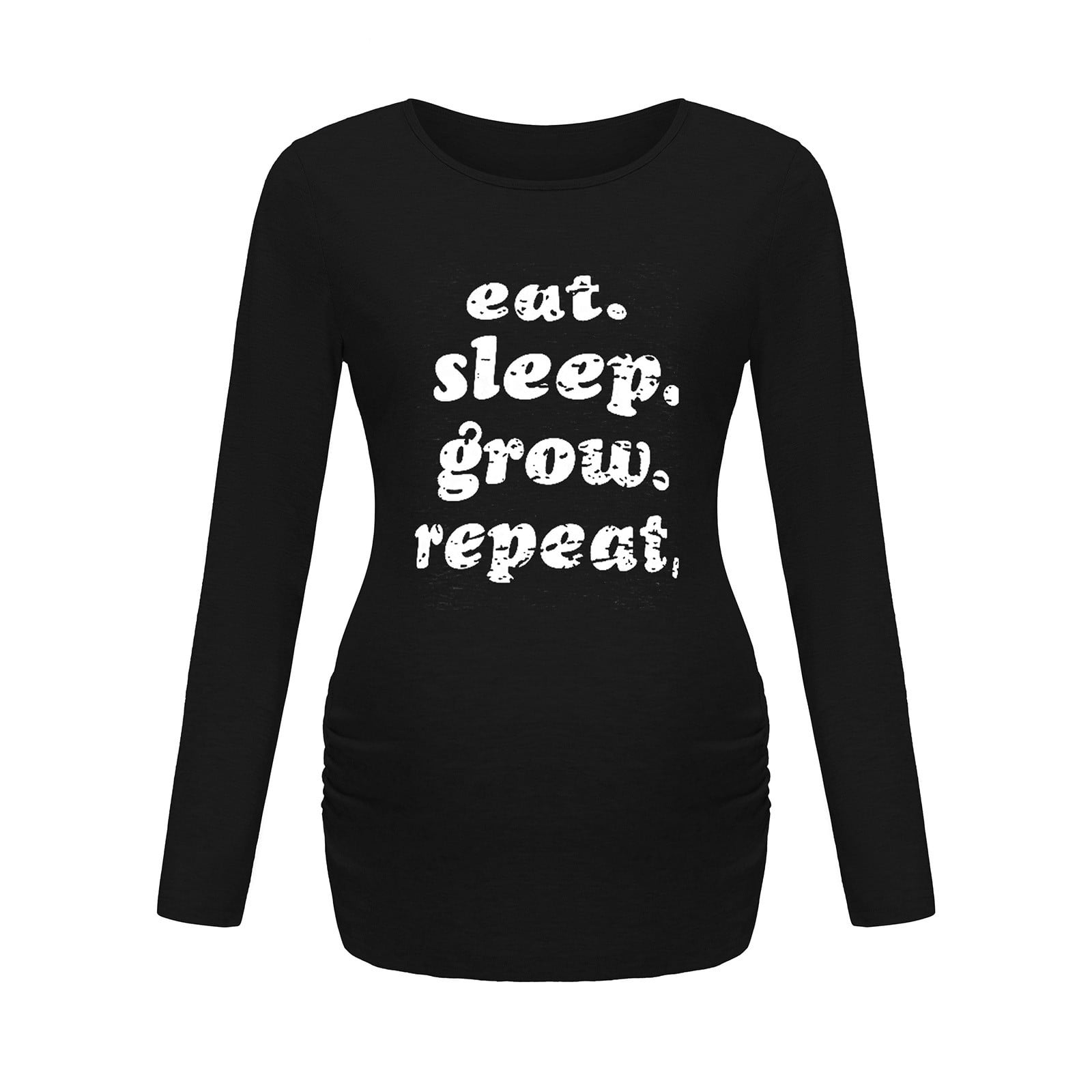 Odeerbi Women's Maternity Shirts Long Sleeve Pregnancy Tops Ladies ...