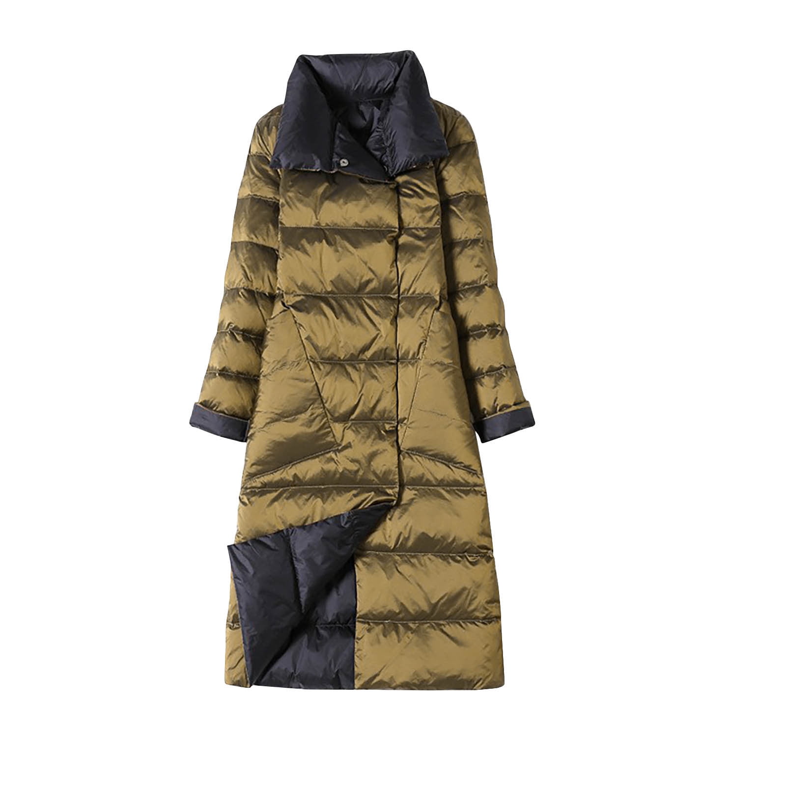 Odeerbi Women's Winter Coat Puffer Jacket Long Down Jacket Thin Mid ...