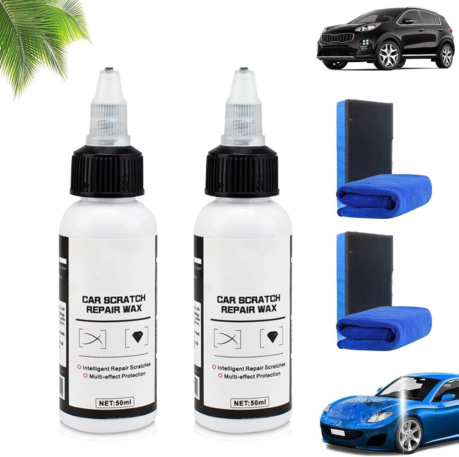 Odeiun Car Scratch Repair Wax, Car Scratch Remover & Wax Polish, Rases ...