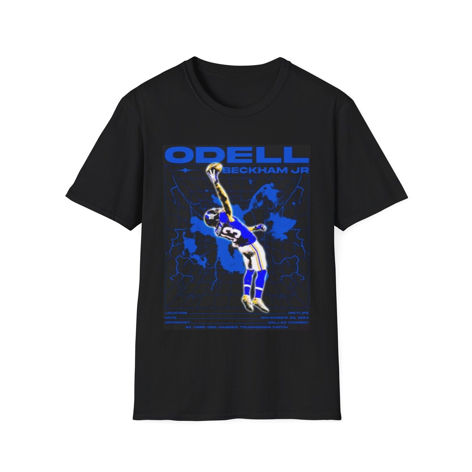 Odell Beckham Jr Famous One Hand Catch T-Shirt - Walmart.com