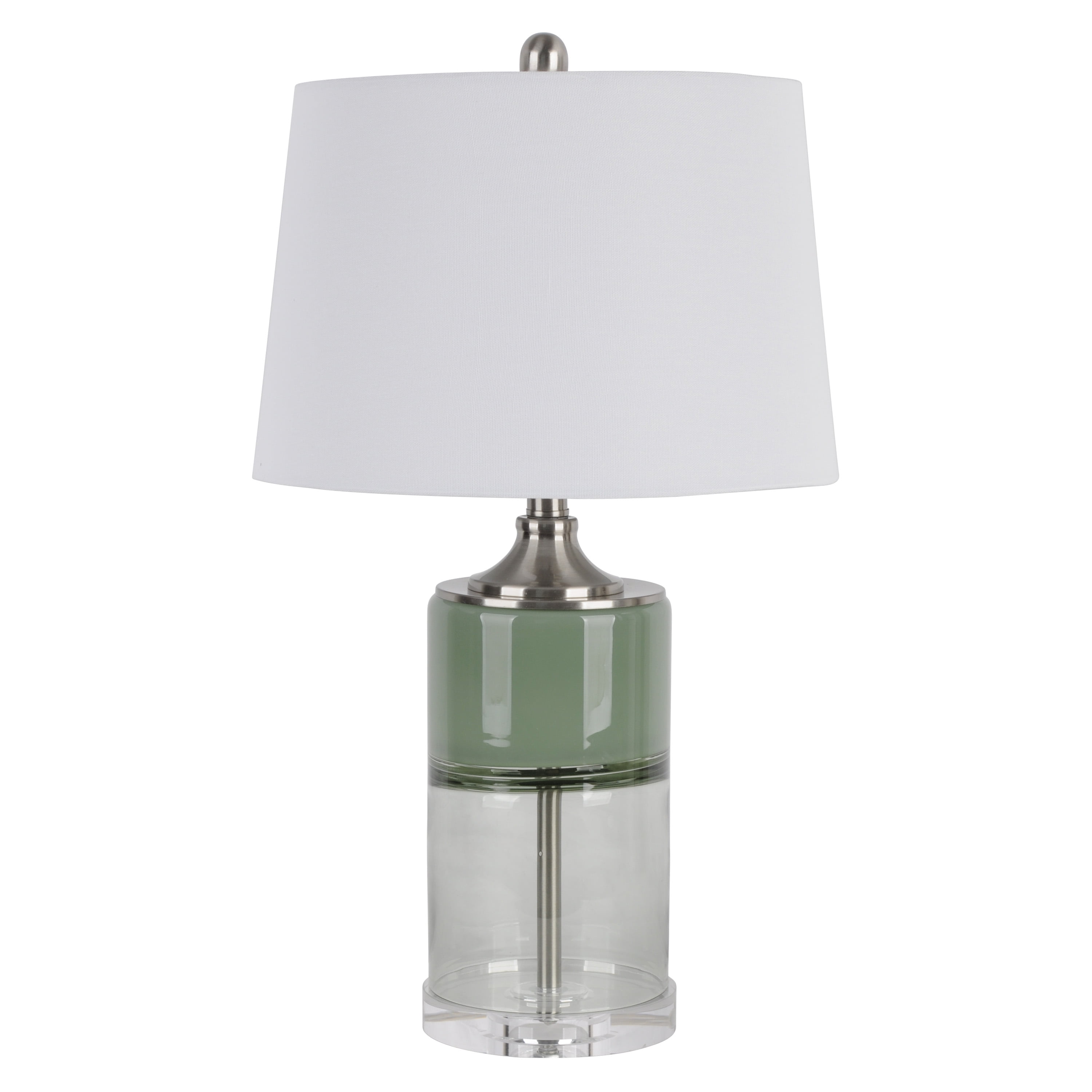 Oden Art Glass and Crystal LED Table Lamp - Walmart.com