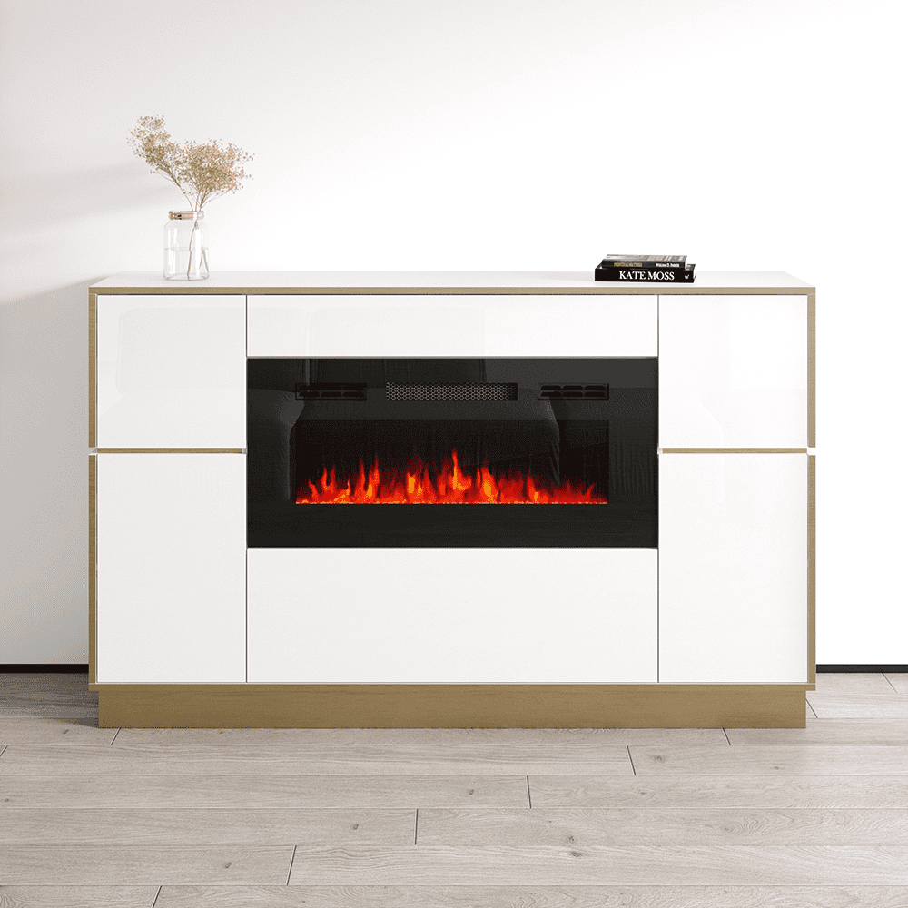 Odessa BL-EF Fireplace Sideboard - Walmart.com