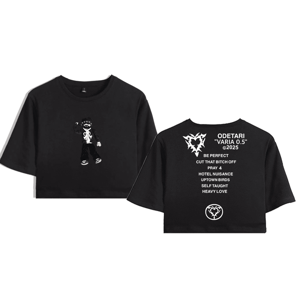 Odetari Merch Playdough Crop Top Midriff-Baring T-shirt Women Girl ...