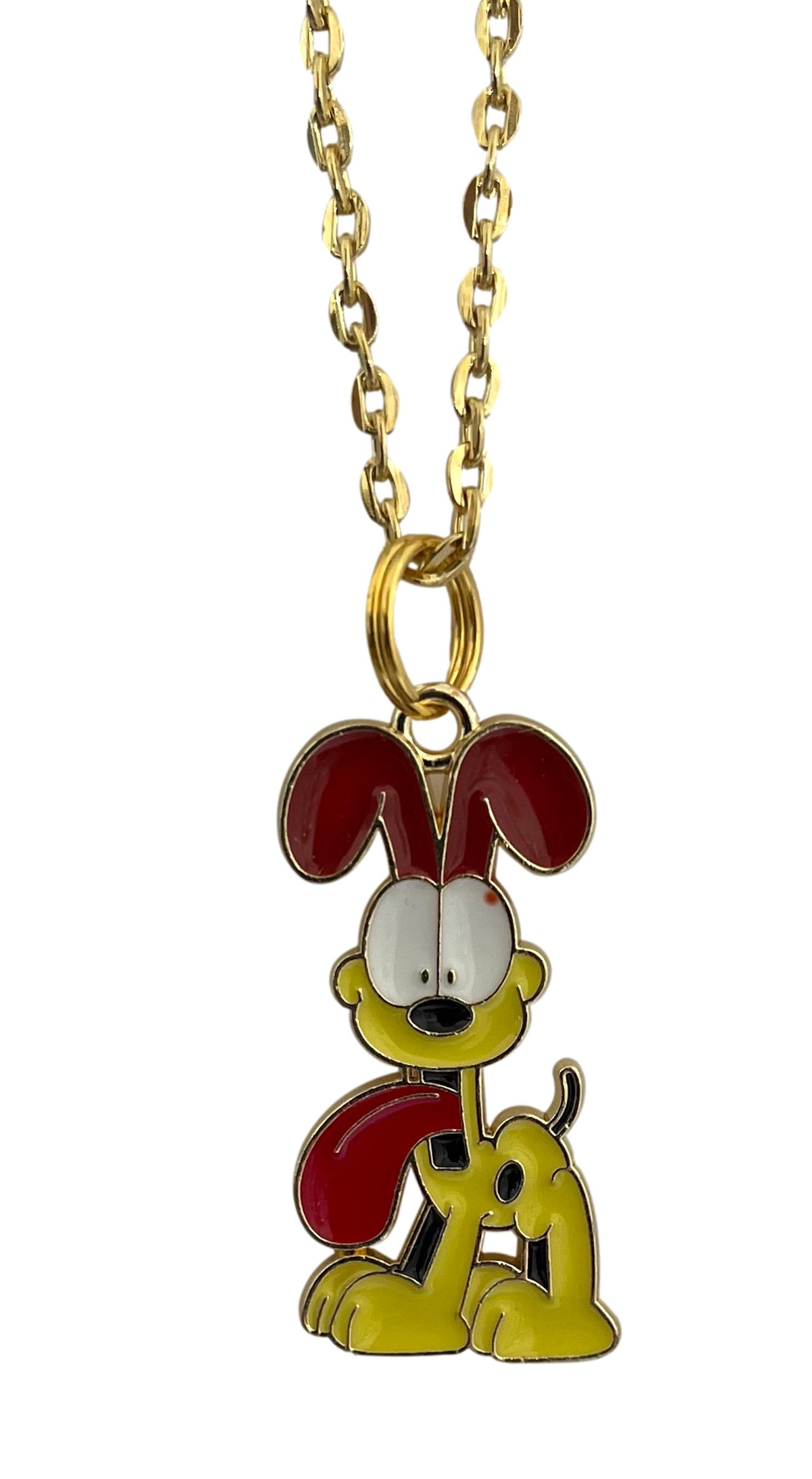 Odie Dog Necklace Garfield Cartoon Charm Pendant - Walmart.com