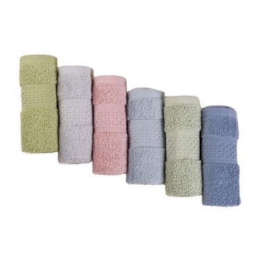 "Zhao.Fu Cotton Quick Dry Soft Hand Towels Set, 6 Pack for Bathroom ...