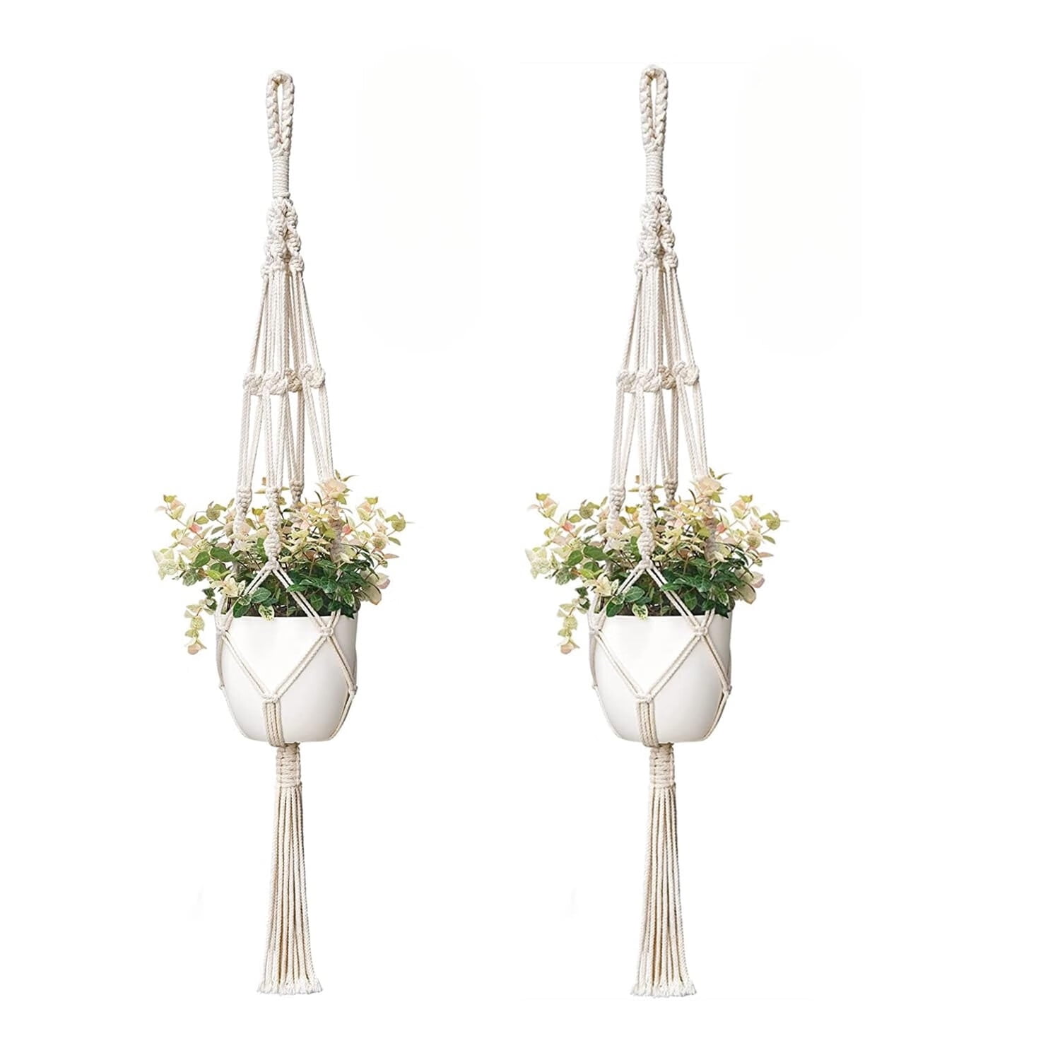 Odies Macrame Plant Hanger Indoor Hanging Planter Basket Flower Pot ...