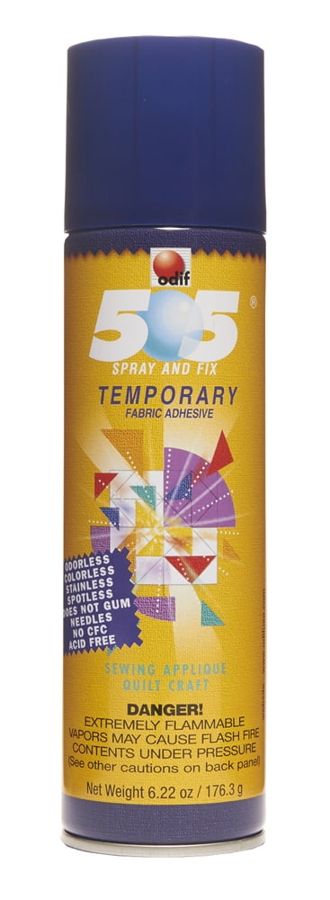 Odif 505 Spray Adhesive, Temporary Fabric Adhesive, 12.4 oz - Walmart.com
