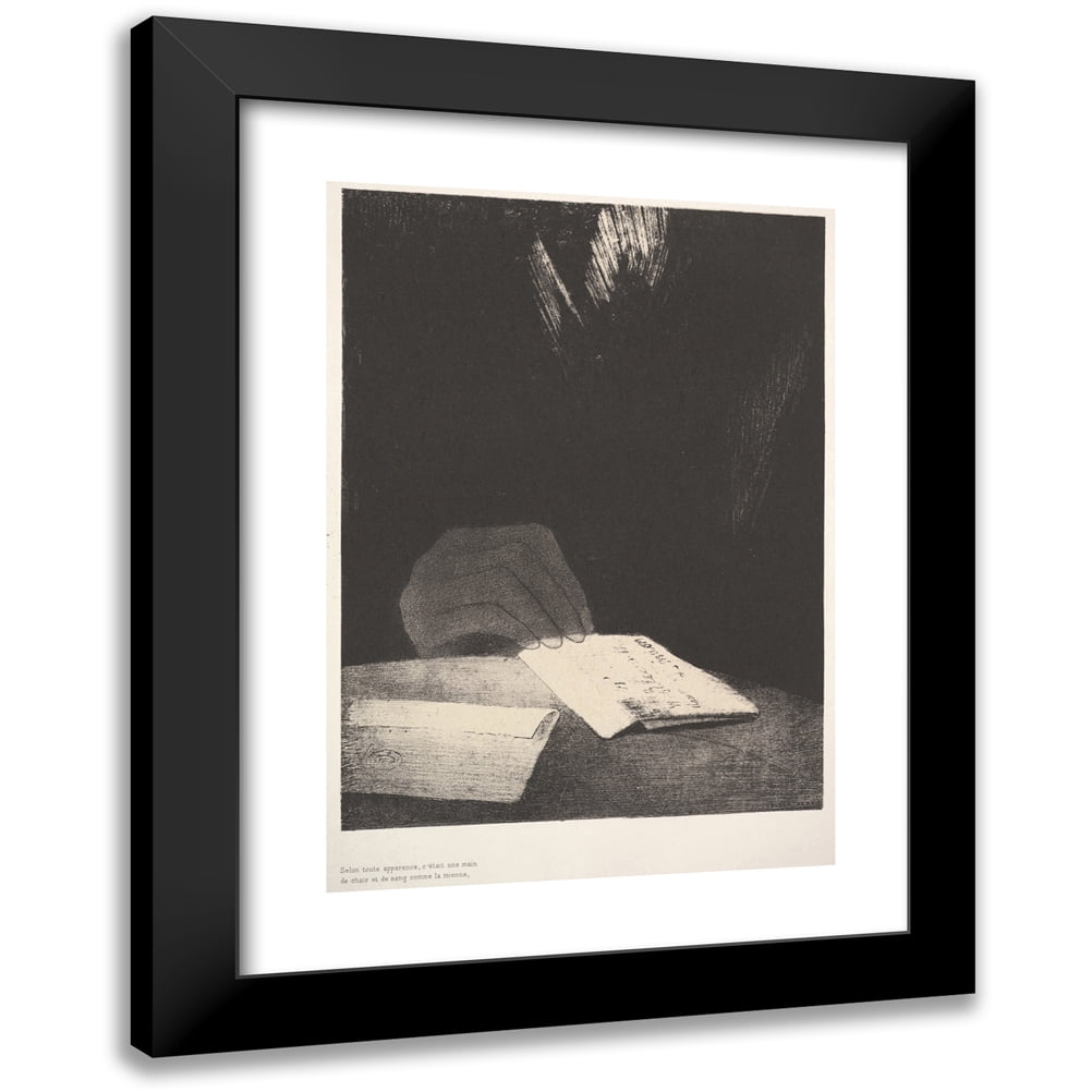 Odilon Redon 11x14 Black Modern Framed Museum Art Print Titled - To All ...