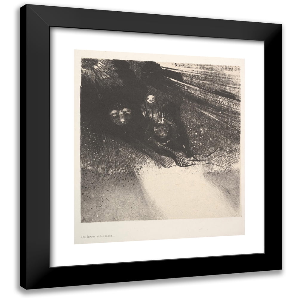 Odilon Redon 12x14 Black Modern Framed Museum Art Print Titled ...