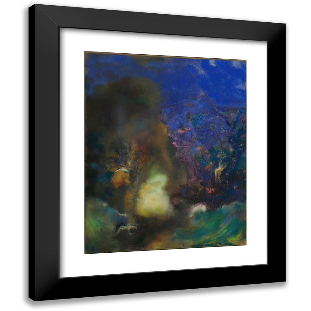 Odilon Redon 12x14 Black Modern Framed Museum Art Print Titled - Roger ...