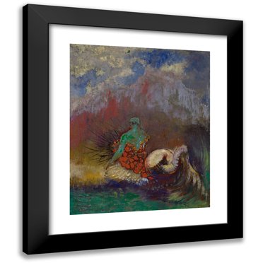 Watts, Eva 32x23 White Modern Wood Framed Museum Art Print Titled ...
