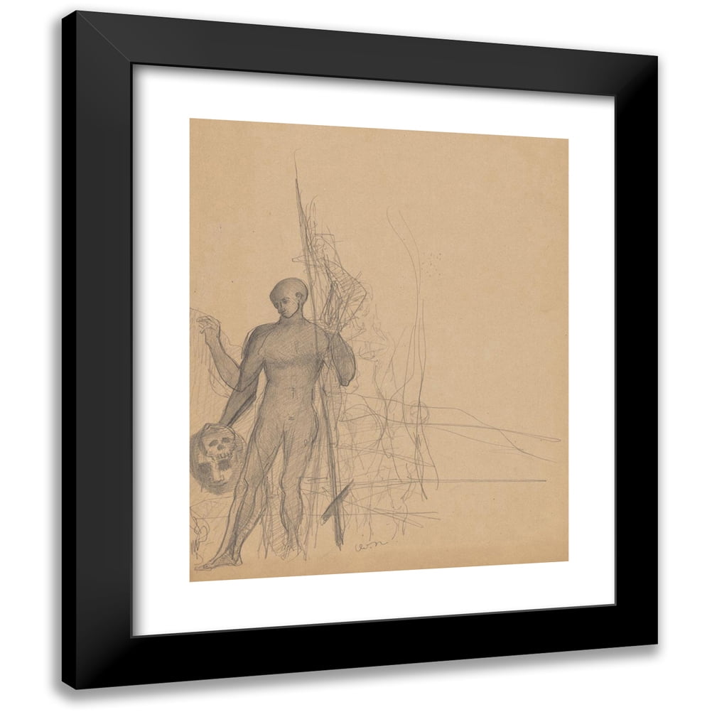 Odilon Redon 12x14 Black Modern Framed Museum Art Print Titled - The ...