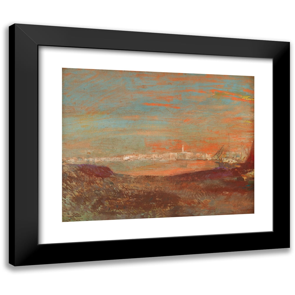 Odilon Redon 14x12 Black Modern Framed Museum Art Print Titled ...