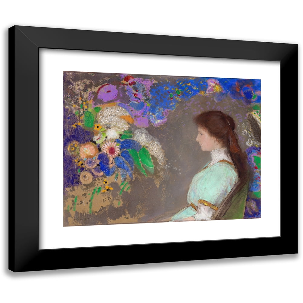 Odilon Redon 14x12 Black Modern Framed Museum Art Print Titled ...