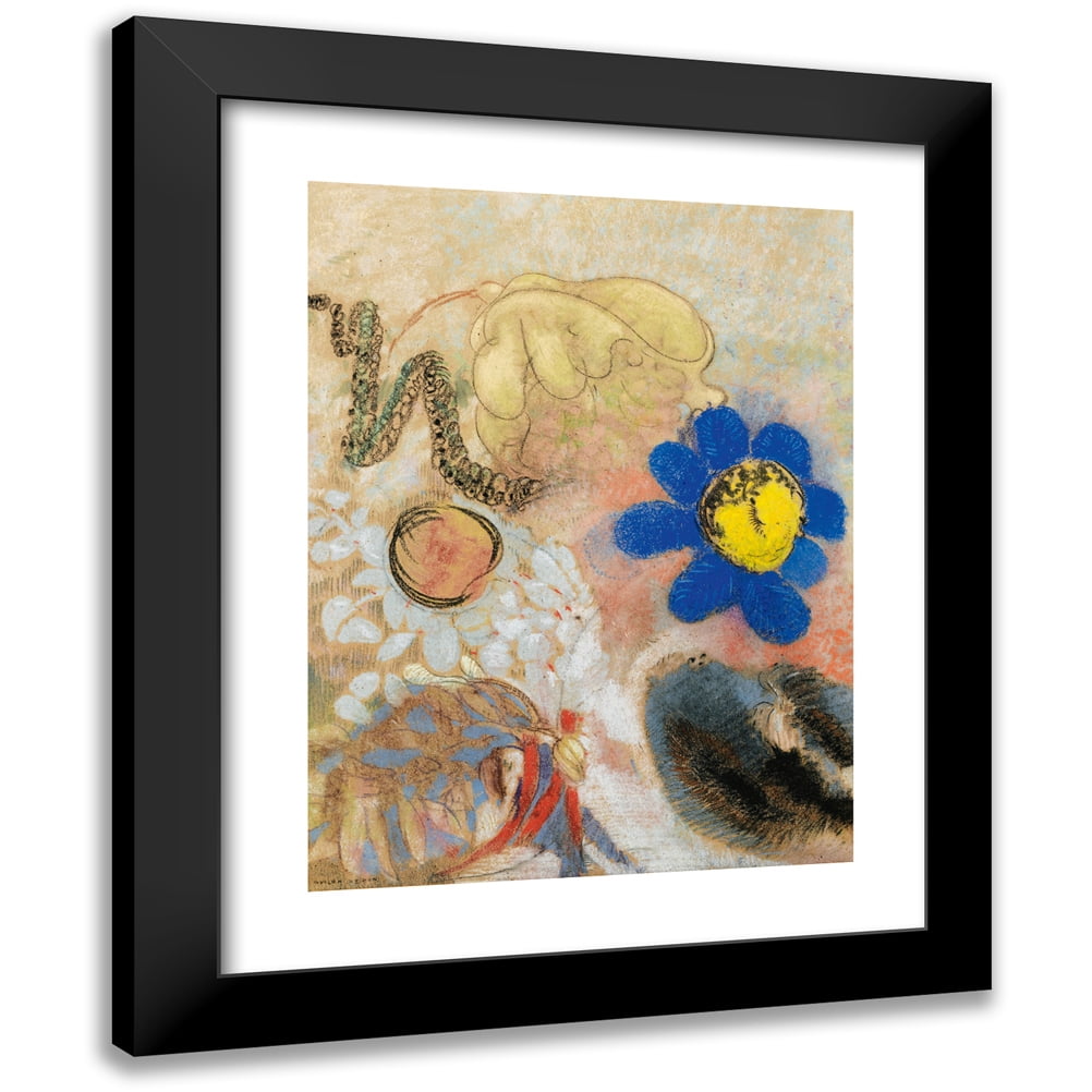 Odilon Redon 15x18 Black Modern Framed Museum Art Print Titled - Sous ...