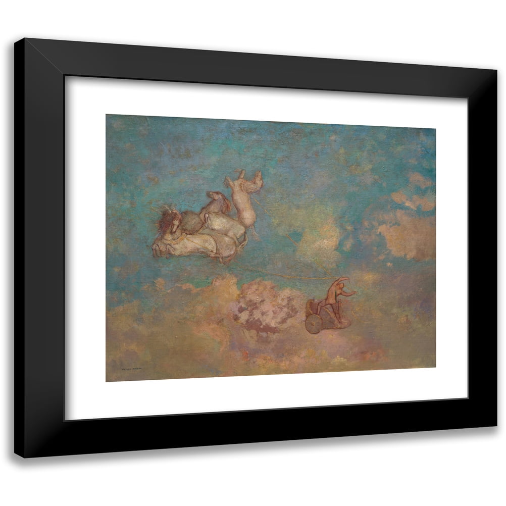Odilon Redon 24x20 Black Modern Framed Museum Art Print Titled - The ...