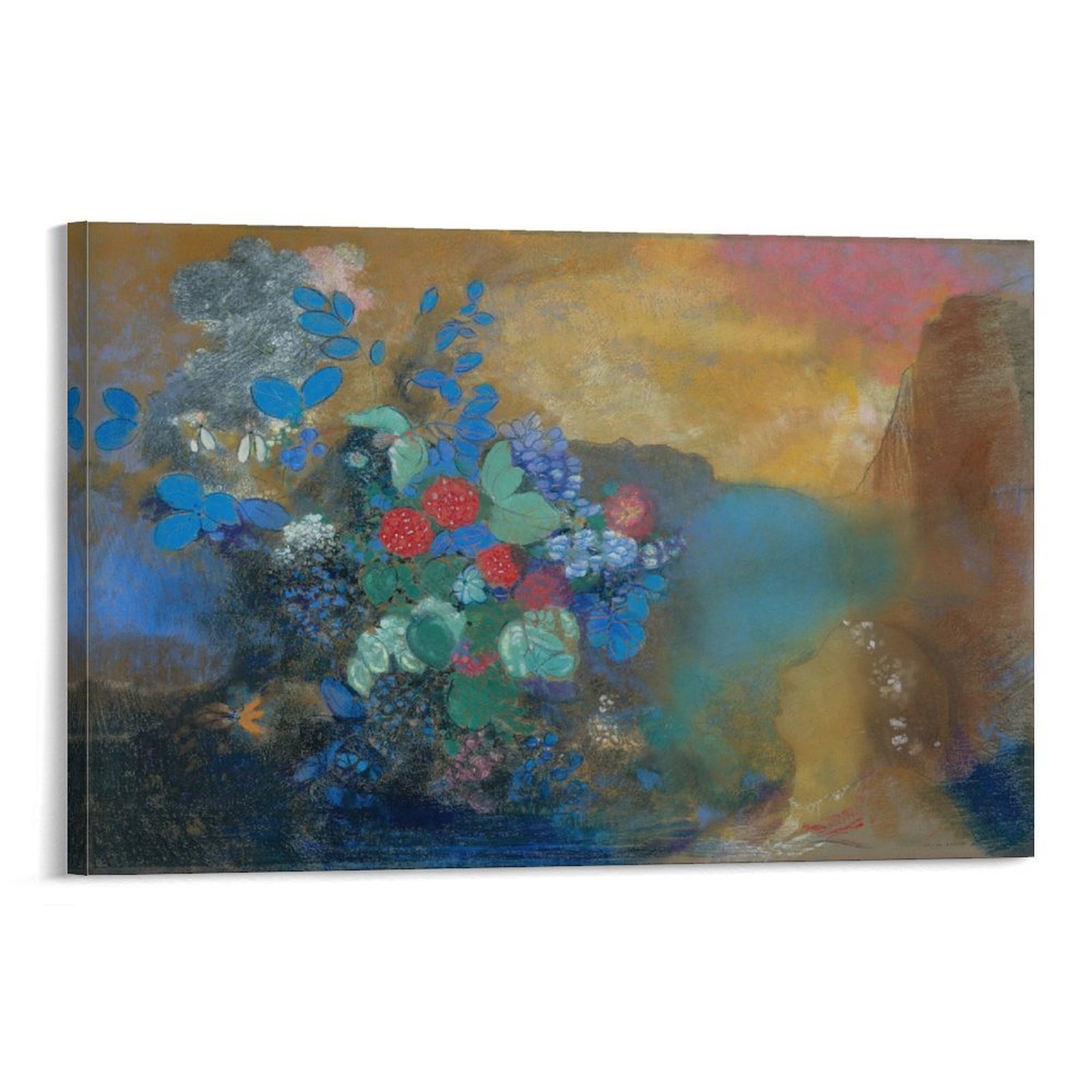 Odilon Redon Painting Art Poster Ophelia Among The Flowers Print Poster ...