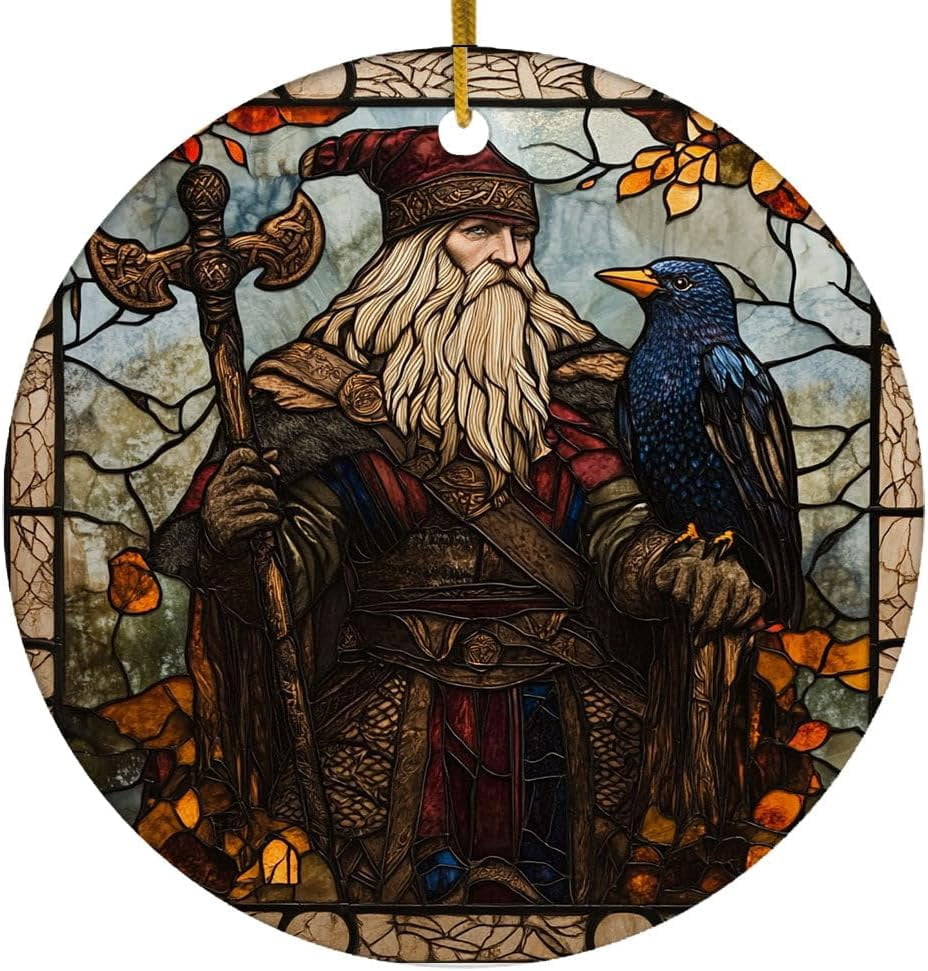 Odin and Hugin Ornament, Scandinavian Christmas Ornaments 2025, Viking ...