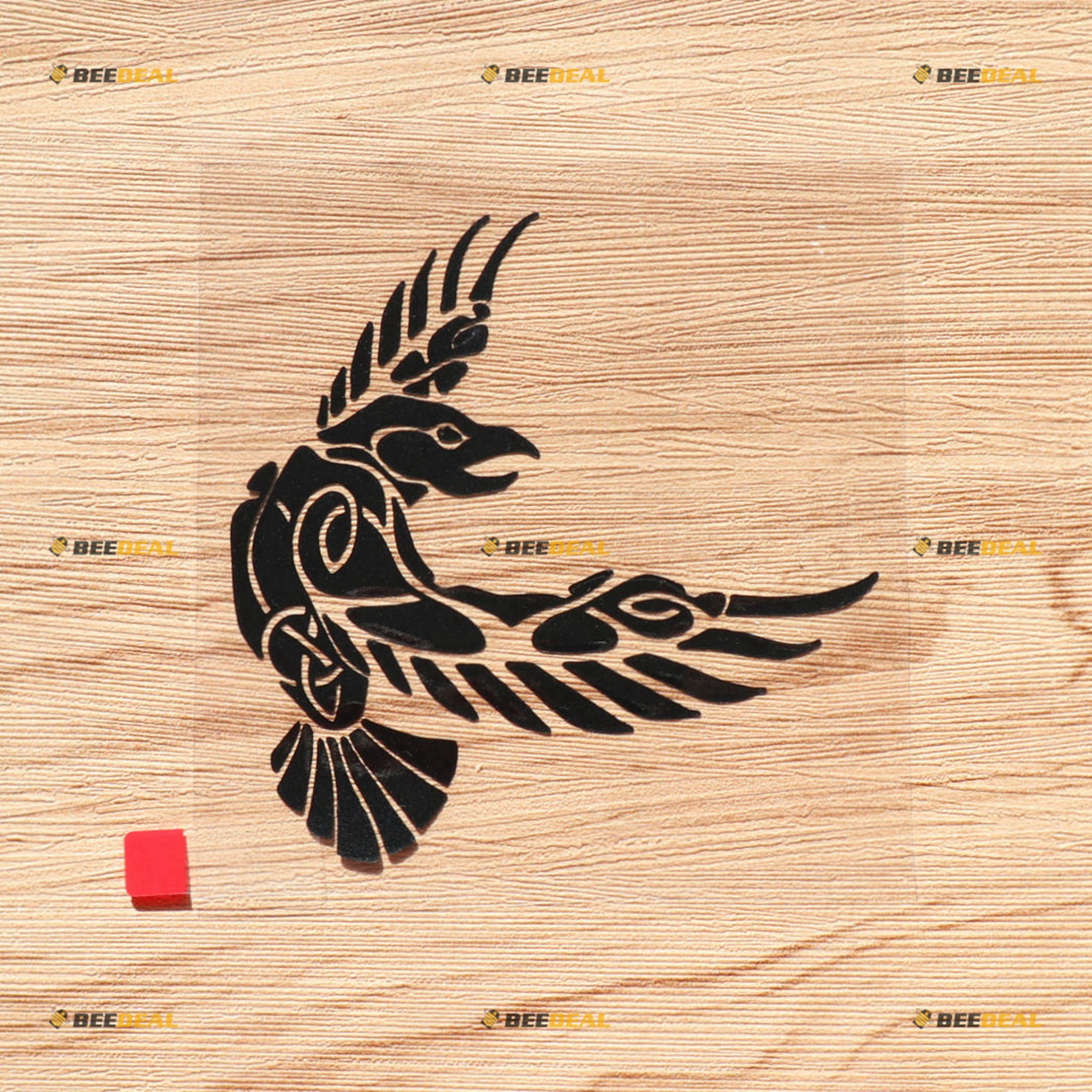 Odin Raven Decal Sticker Vinyl Viking Norse Nord Celtic Knot - Black 4 ...