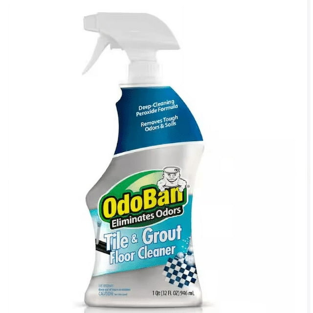OdoBan 32 oz. Tile and Grout Floor Cleaner (Ready-to-Use) Spray ...