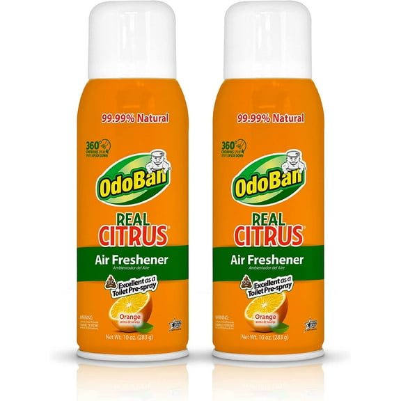 Aroma Eliminator, 360-Degree Continuous Spray Natural Oil Real Citrus ...