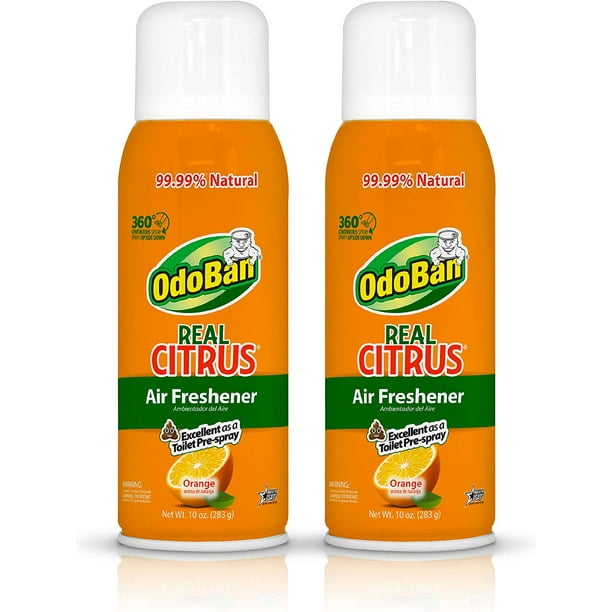 OdoBan Aroma Eliminator, 360-Degree Continuous Spray Natural Oil Real ...