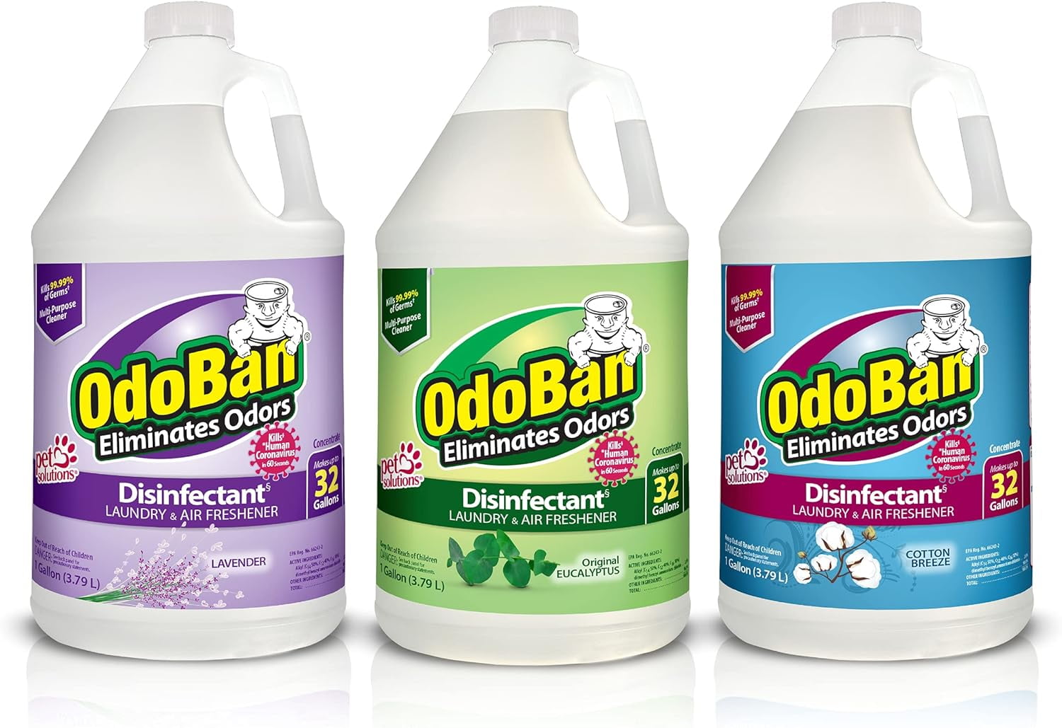 OdoBan Disinfectant Concentrate and Odor Eliminator, Original ...