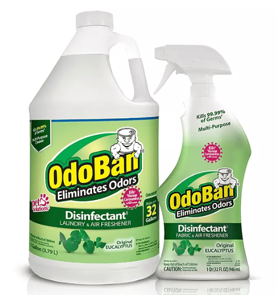 OdoBan Disinfectant & Odor Eliminator, Eucalyptus 1 gal. concentrate ...