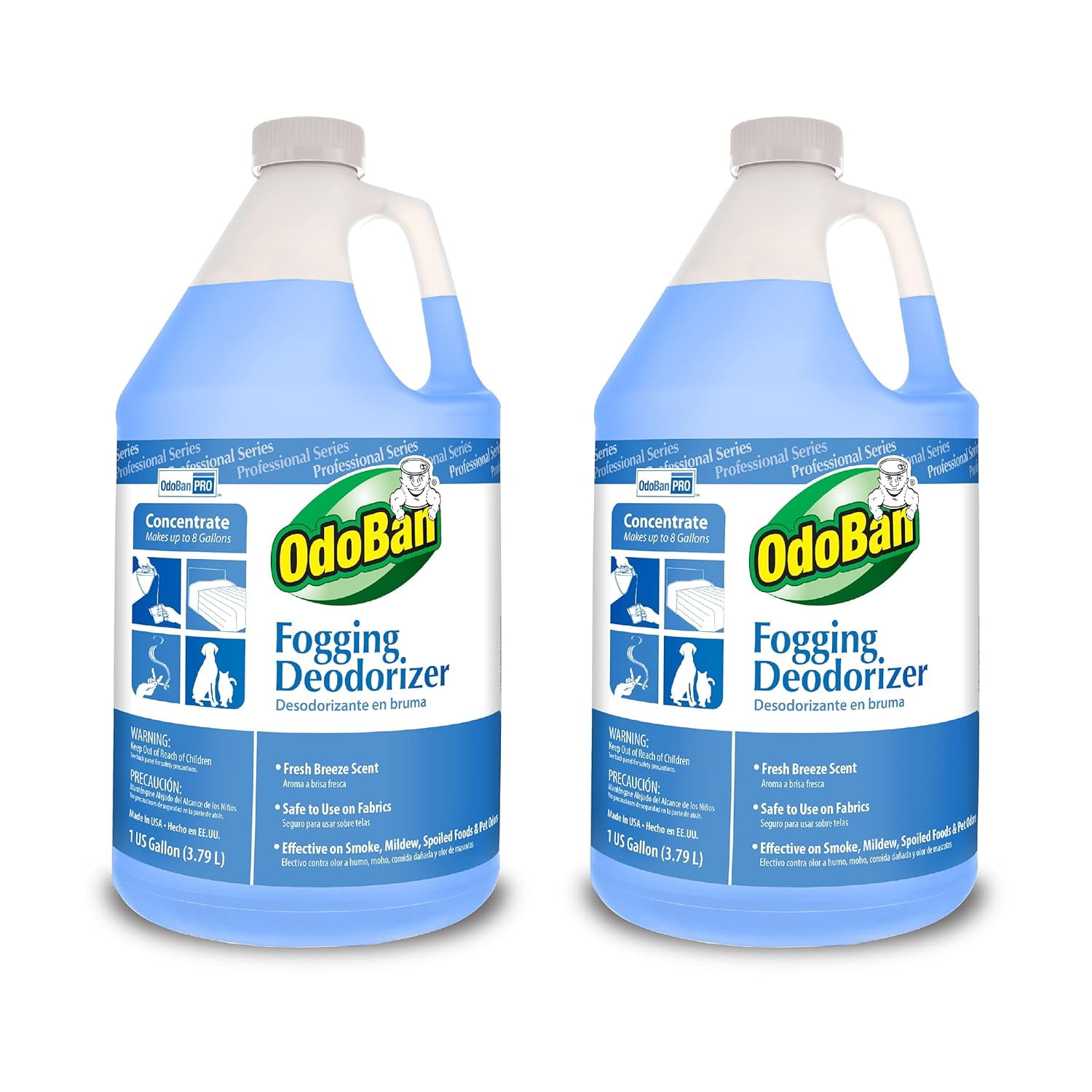OdoBan Fogging Deodorizer Concentrate, Set of 2, 1 Gallon Each ...