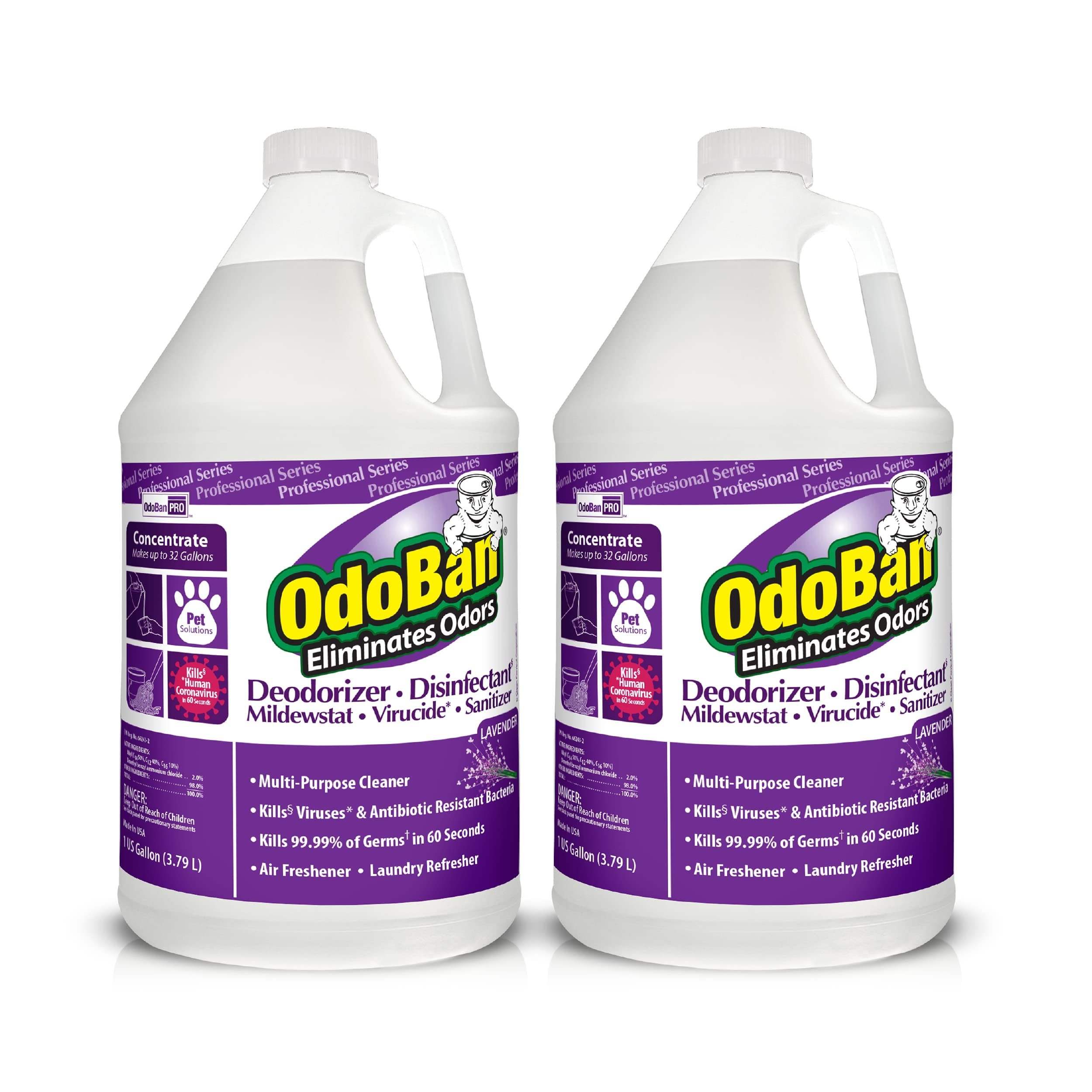 OdoBan Professional Disinfectant and Odor Eliminator Concentrate, 2 ...