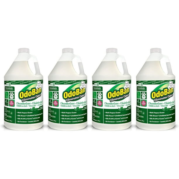 OdoBan Professional Disinfectant and Odor Eliminator Concentrate, 4 ...
