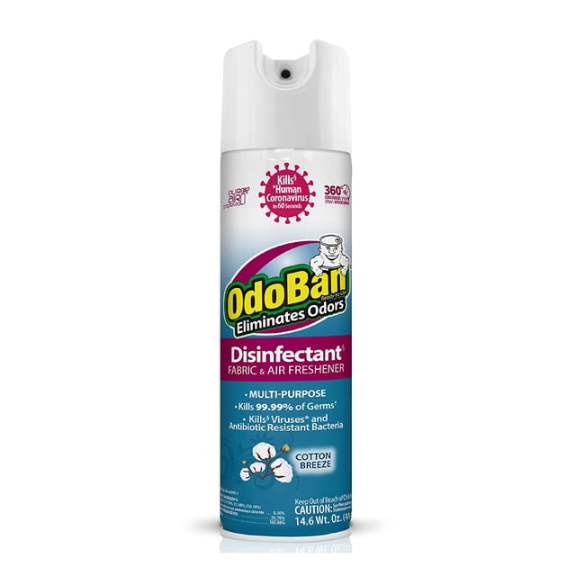 OdoBan Ready-to-Use 360-Degree Continuous Spray Disinfectant Cleaner ...
