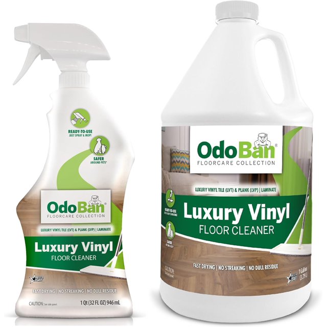 OdoBan Ready-to-Use Luxury Vinyl Floor Cleaner, Streak Free and Neutral ...