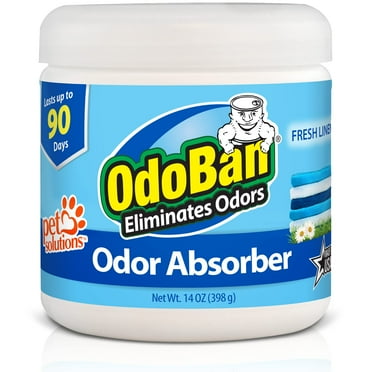 OdoBan Solid Odor Absorber for Home and Small Spaces, Citrus Scent, 14 ...