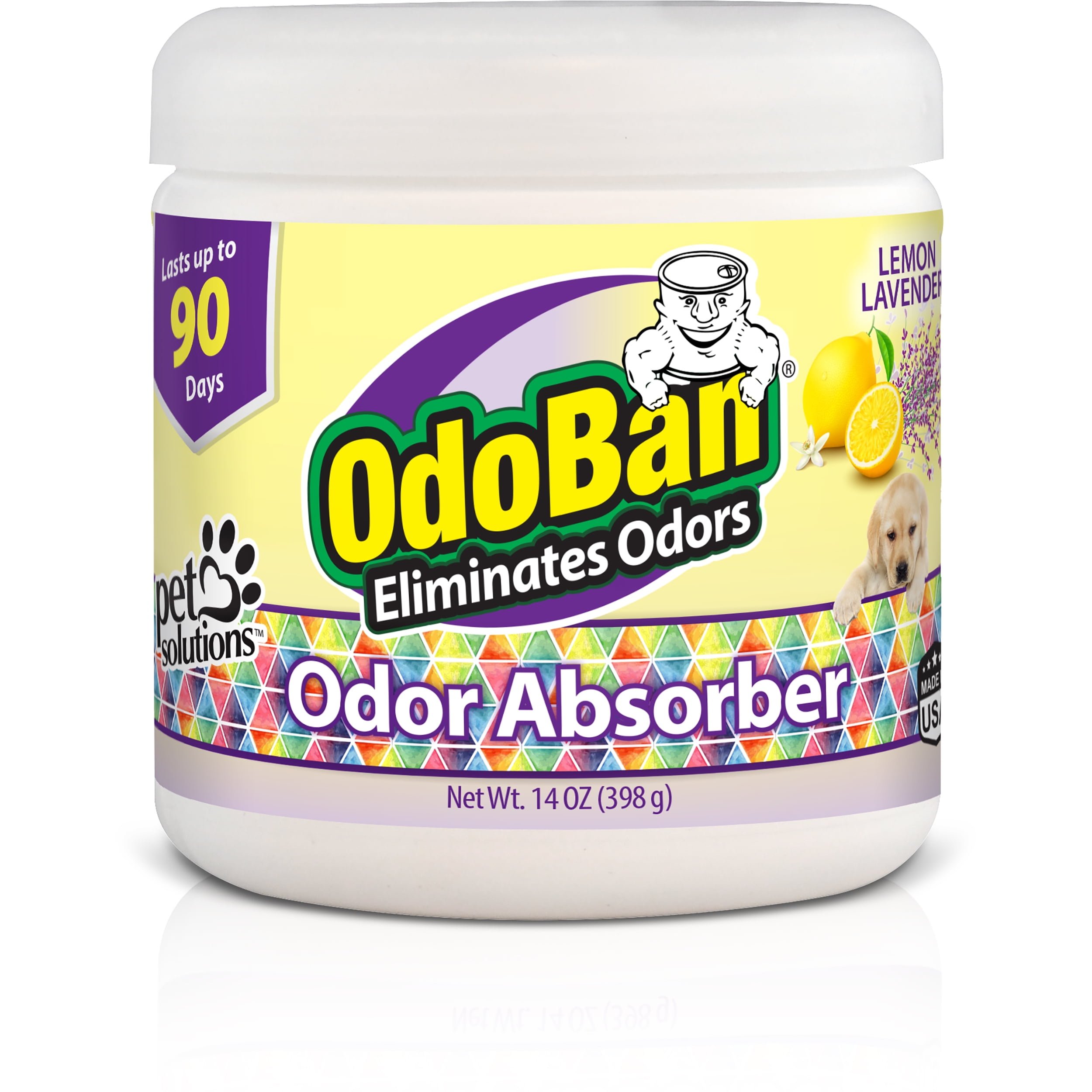 OdoBan Solid Odor Absorber Lemon Lavender, 14 Oz - Walmart.com